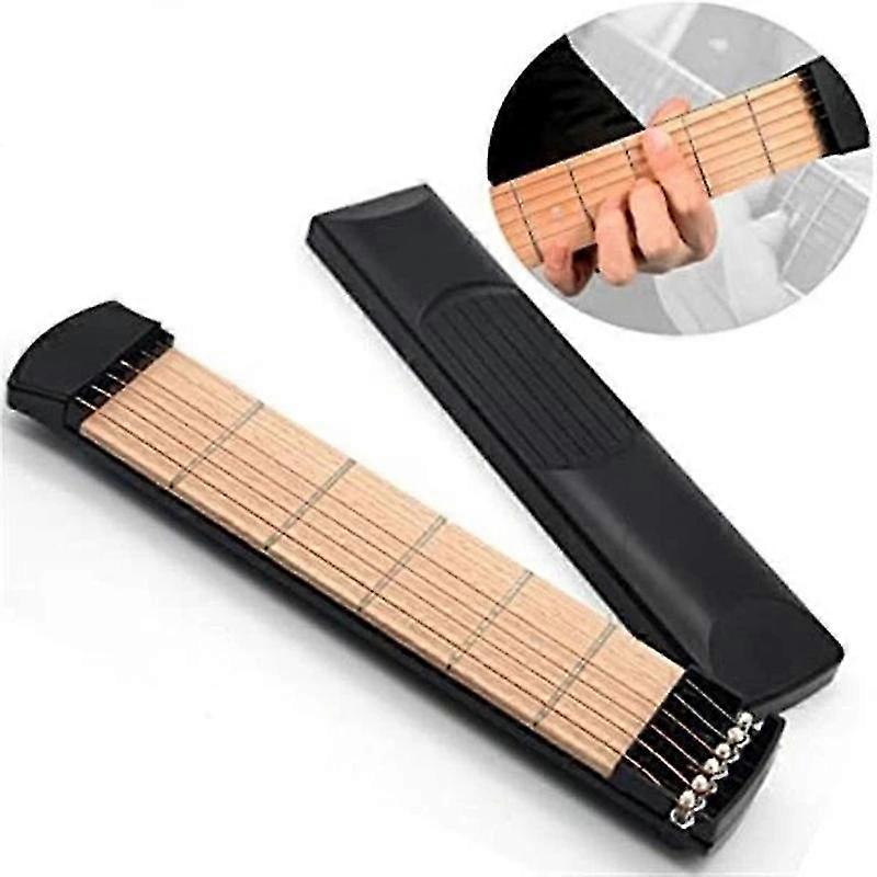 Pocket Guitar Practice Tool Portable Chord Trainer Guitar Finger ...