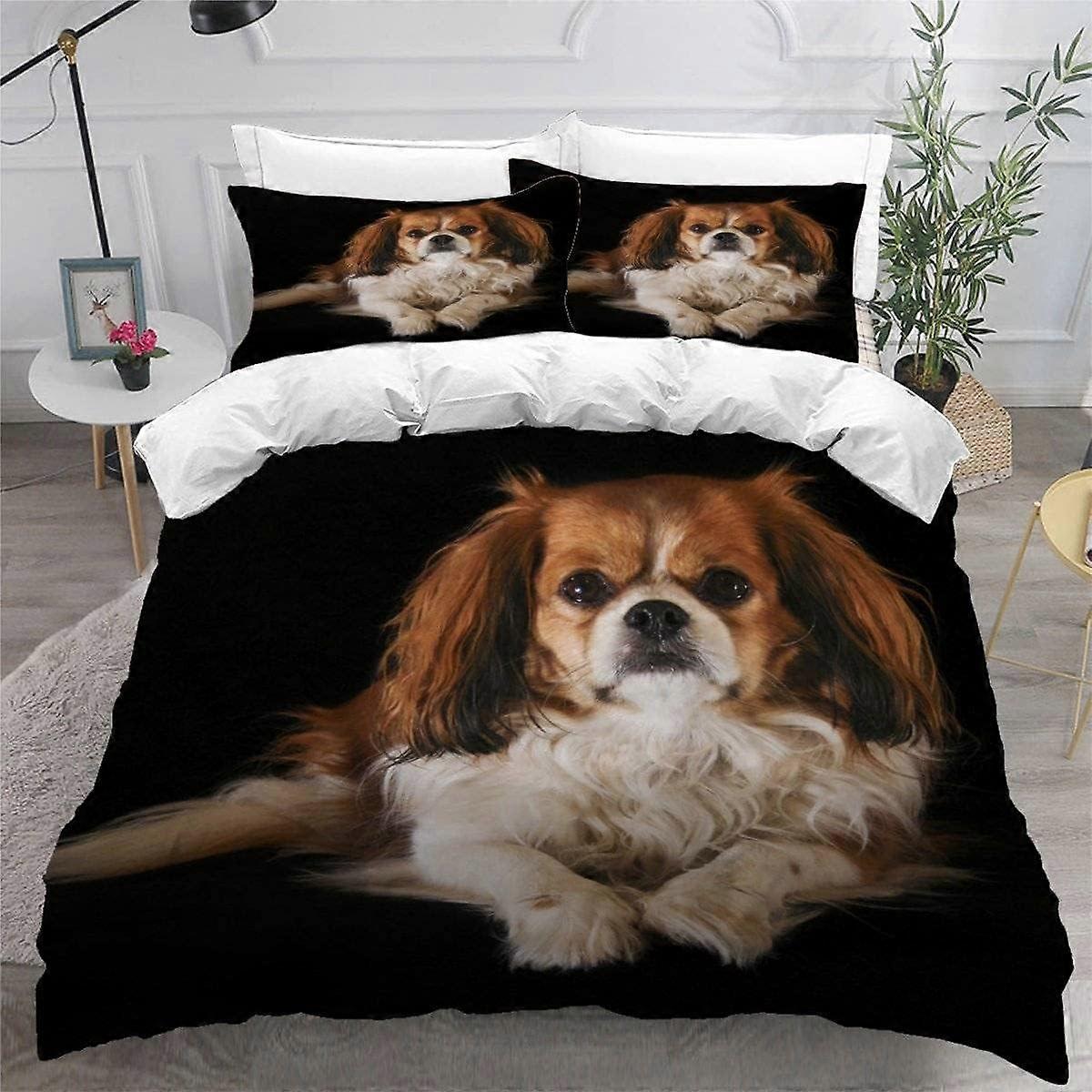 Teen Duvet Cover Charles Cavalier Spaniel Posing Double Bed Set with ...