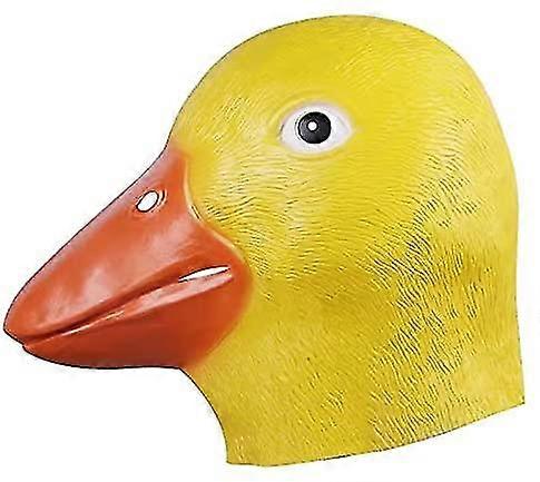 Halloween Mask-mask, Duck Head Mask, Latex Animal Mask, Novelty Duck ...