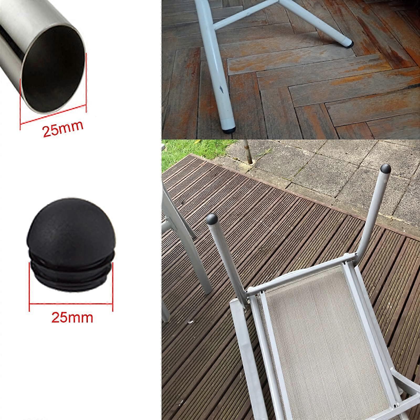 25 mm Lamellar Plugs with Ball Head for Round Pipes Glider Plugs with ...