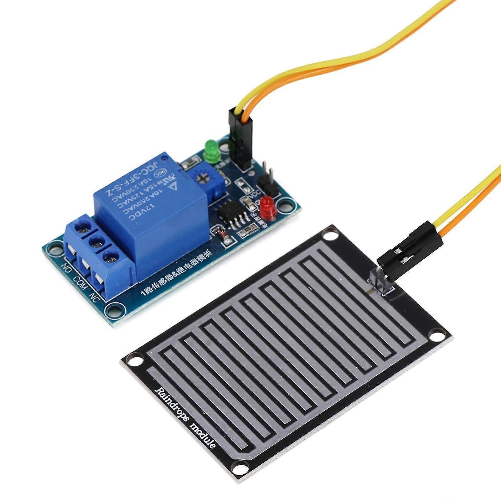 Raindrop Detection Solid State Relay Controller Relay Module Switch Rain Sensor | Fruugo UK