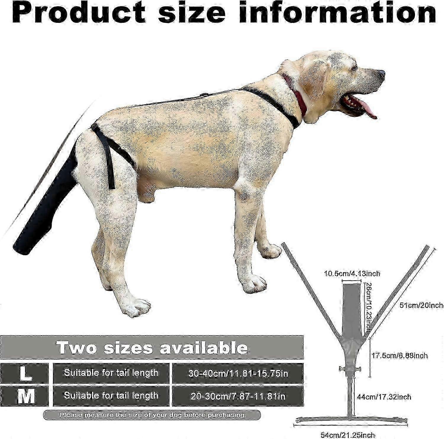 Dog Tail Protector, Dog Tail Guard Dog Tail Cover for Wounds Black Dog ...