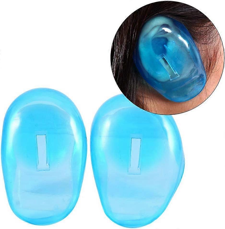 Ear Shield for Hairdresser, 2 Pcs Blue Ear Cover Shield Smudge-Proof ...