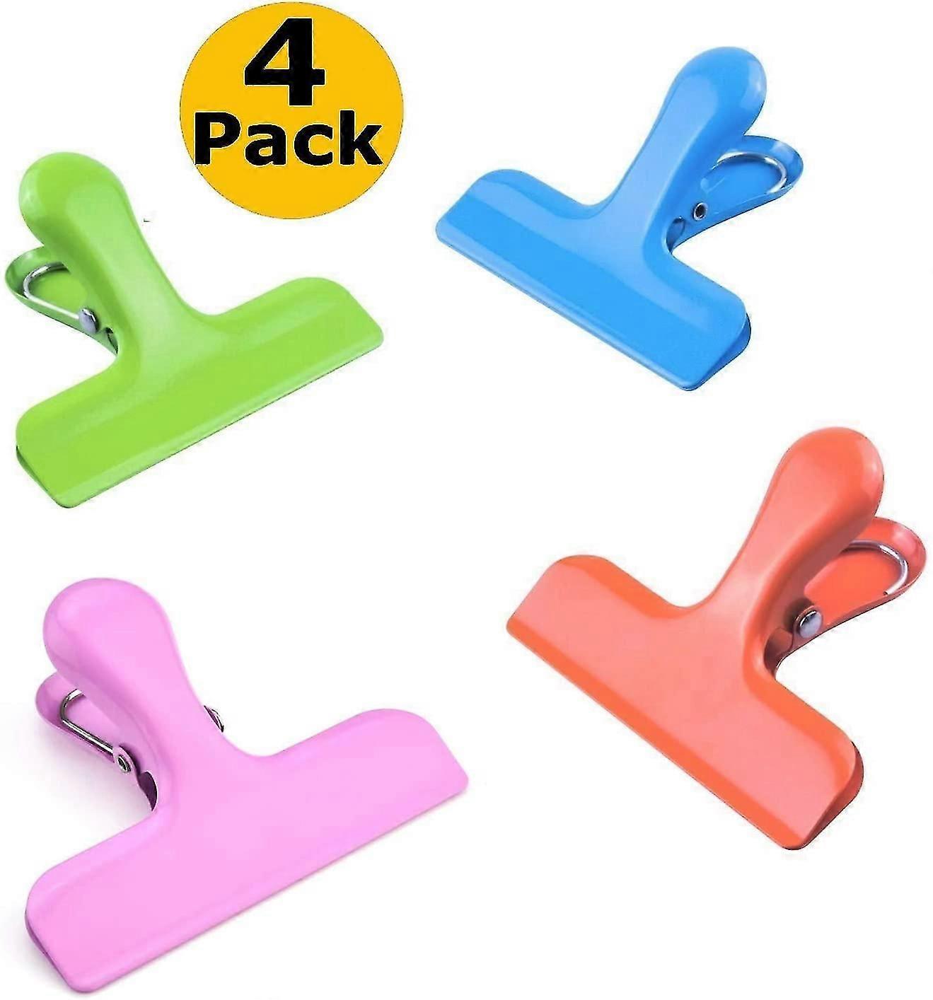 Hip Clips Stainless Steel Large 3 Inch Wide 4 Assorted Colors 4 Pa ...