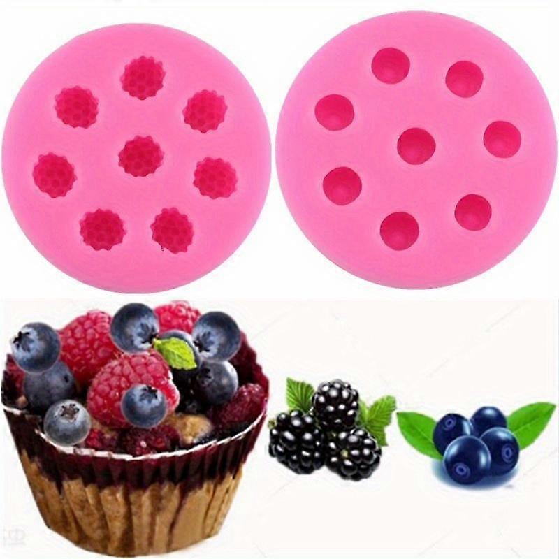 Raspberry Blueberry Silicone Mold Cake Bakeware Decorating Berry ...