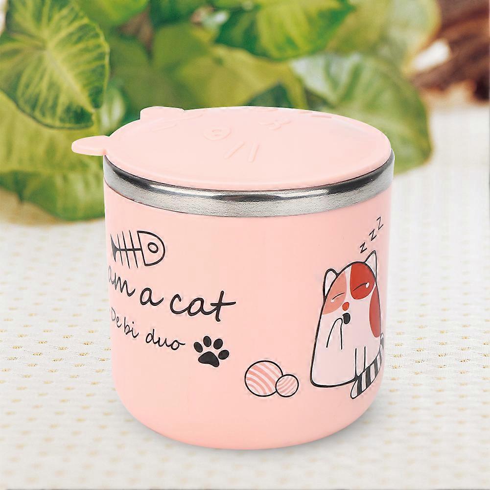 Household 304 Stainless Steel Cartoon Children Cup Double Deck Water ...