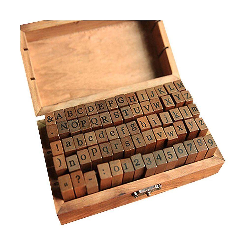 Alphabet Stamp Set 70 Pieces Alphabet Letters Numbers Symbols Set With ...