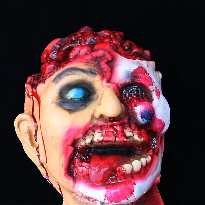 Halloween Decoration Severed Cut Off Head Scary Fake Bloody Body Parts ...