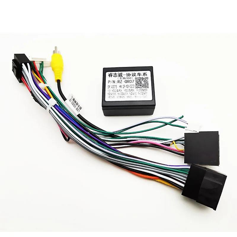 CANBus Decoder 16 Pin Plug Connector Camera In Car Android Head Unit ...