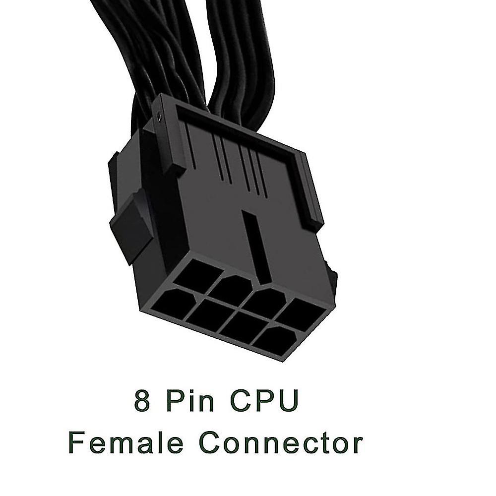 EPS12V CPU 8 Pin Female to CPU ATX 8 Pin and ATX 4 Pin Male Supply ...