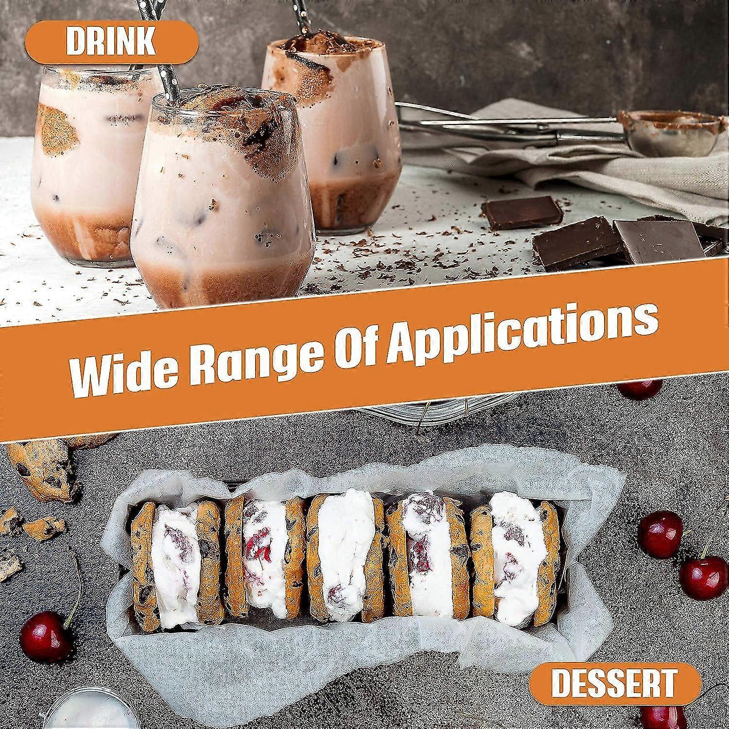 Ice Cream Scoop 6 cm Stainless Steel Cookie Scoop for Digging Ice Cream ...