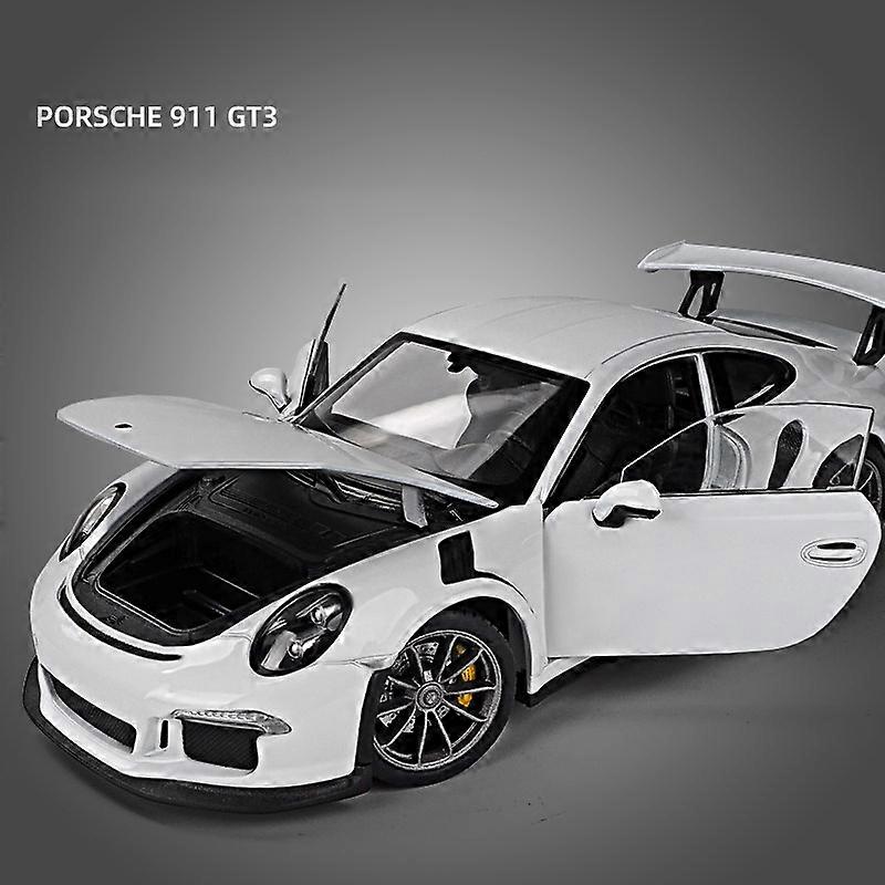 1:24 911 GT3 RS Blue Car Alloy Car Model Simulation Car Decoration ...