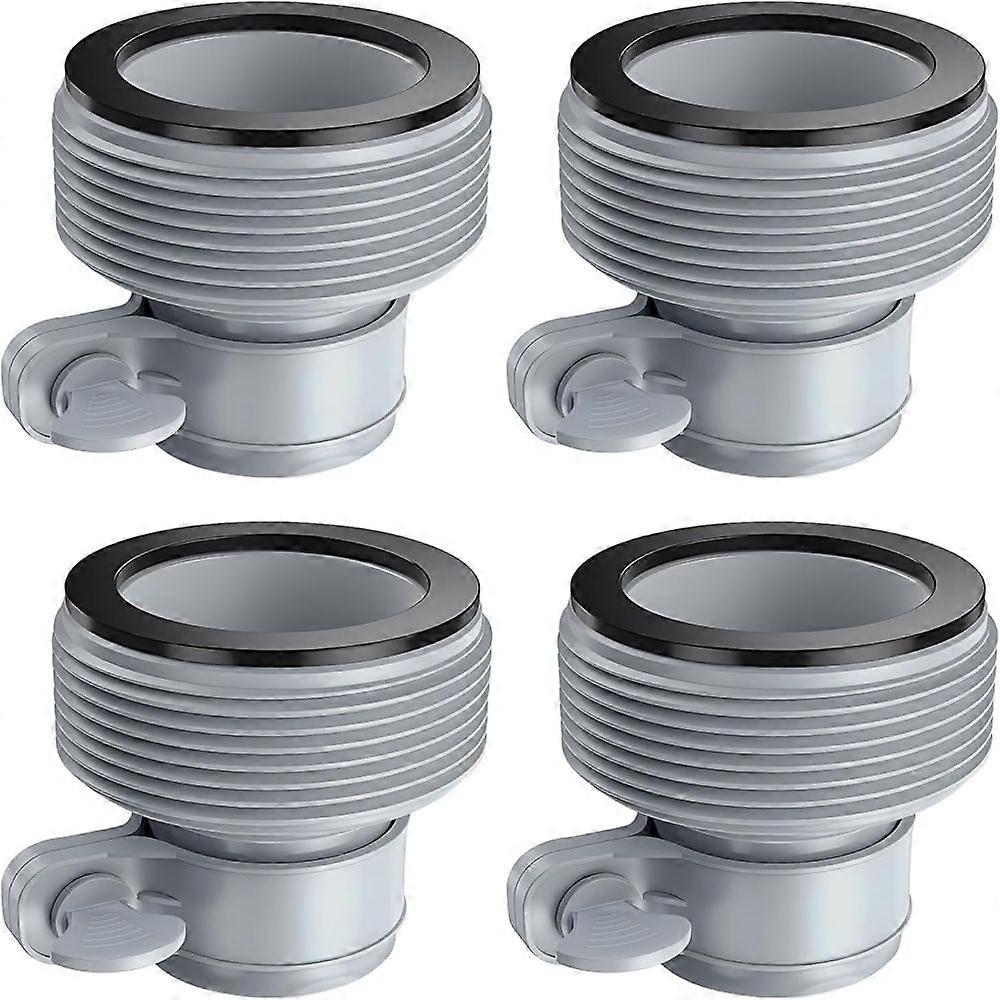 4 Pack Pool Hose Adapter Type B Hose Adapters Pool Hose Connector B Kit Hose Conversion ...