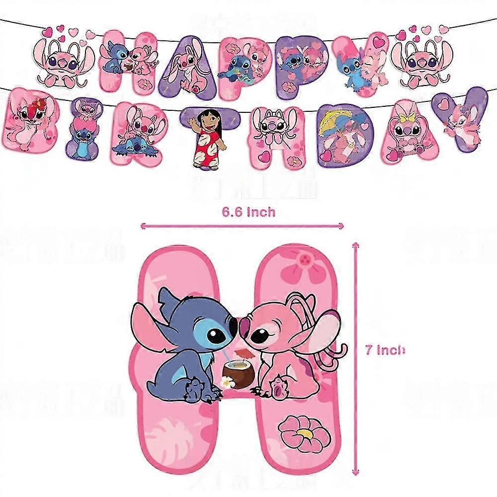 Lilo & Stitch Theme Kids Happy Birthday Party Supplies Decoration ...