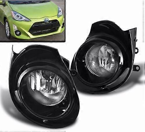 2015 Aqua/Prius C Bumper Fog Light Kit Direct Replacement Aftermarket ...