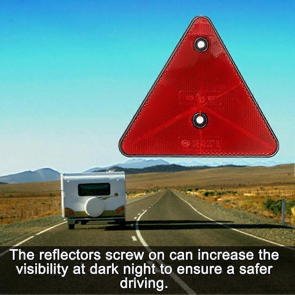 Semi Trailer Rear Reflective Triangle Reflector Plastic Triangle ...