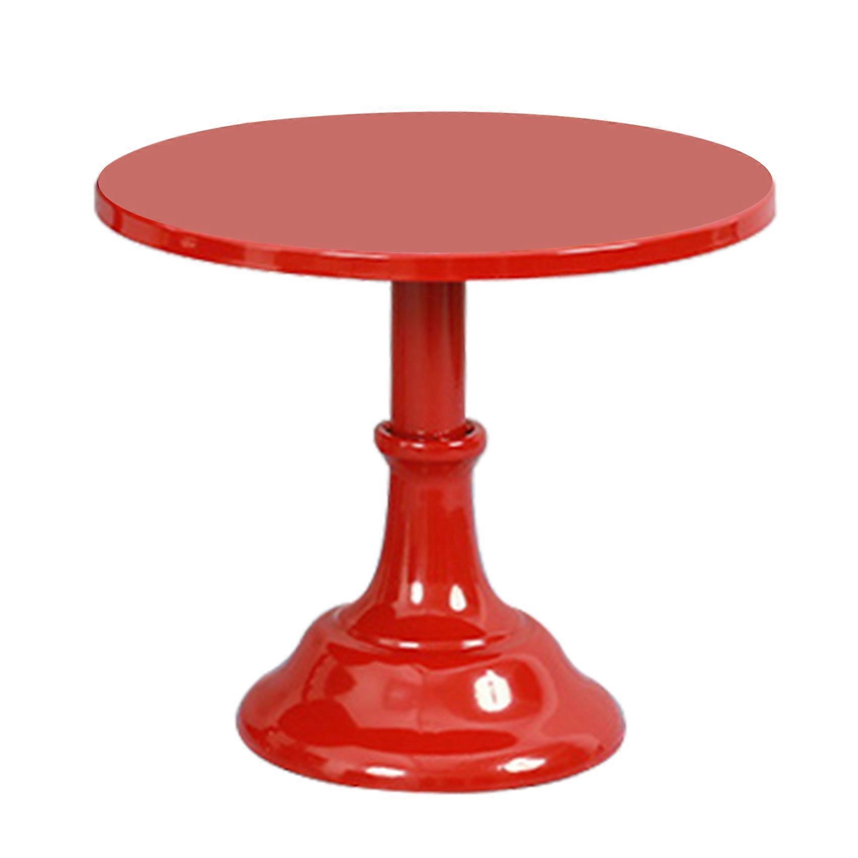 Metal Iron Cake Stand Round Pedestal Dessert Holder Cupcake Display ...