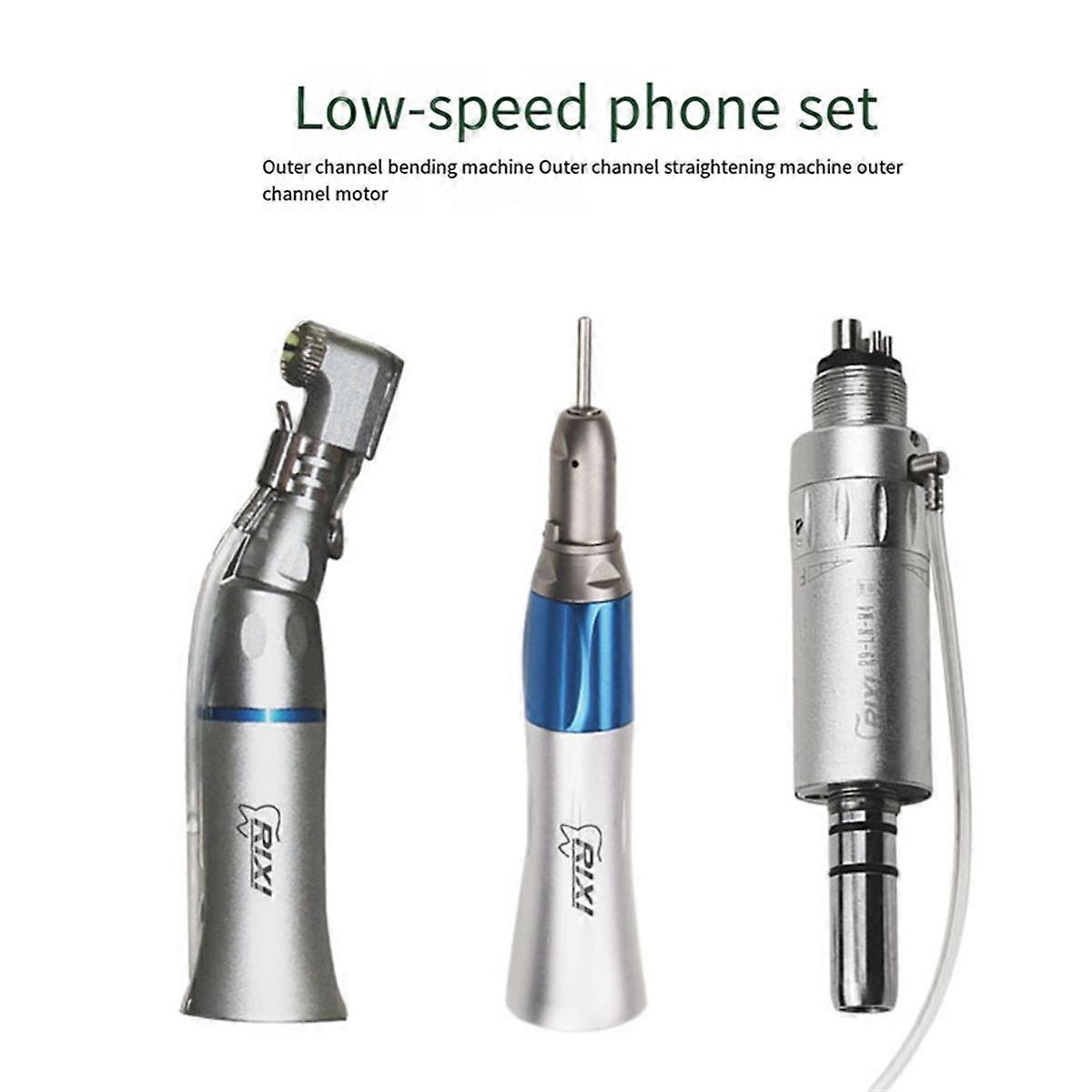 RIXI Dental Fiber Optic Angle Straight Low Speed Handpiece Inner ...
