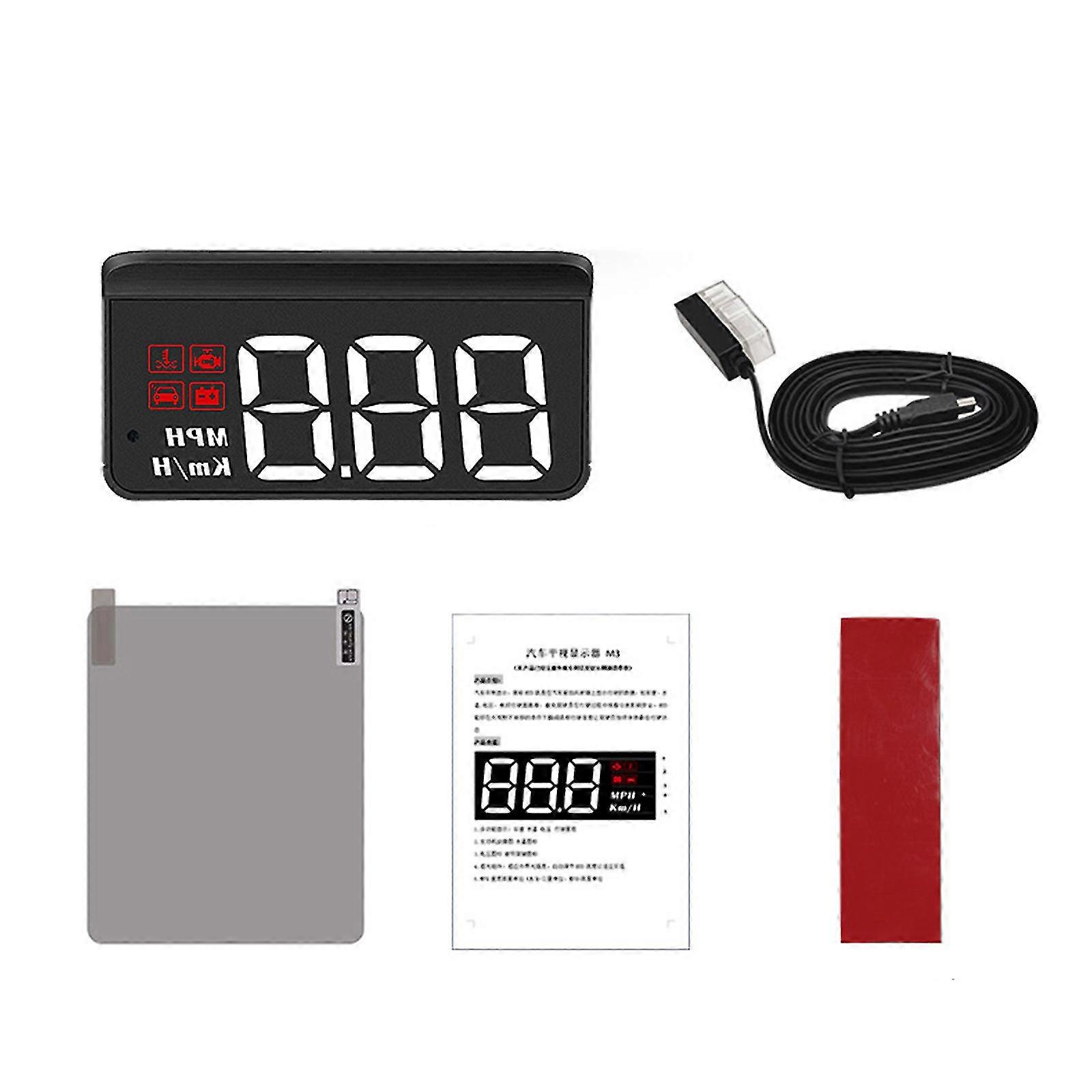 Up Display, Car Universal GPS HUD, Speedometer USB Interface | Fruugo UK