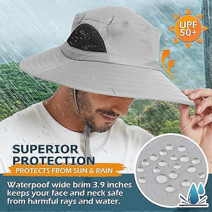 Sun Hat Men Women Foldable Safari Hat Garden Hat UV Protection Sun ...