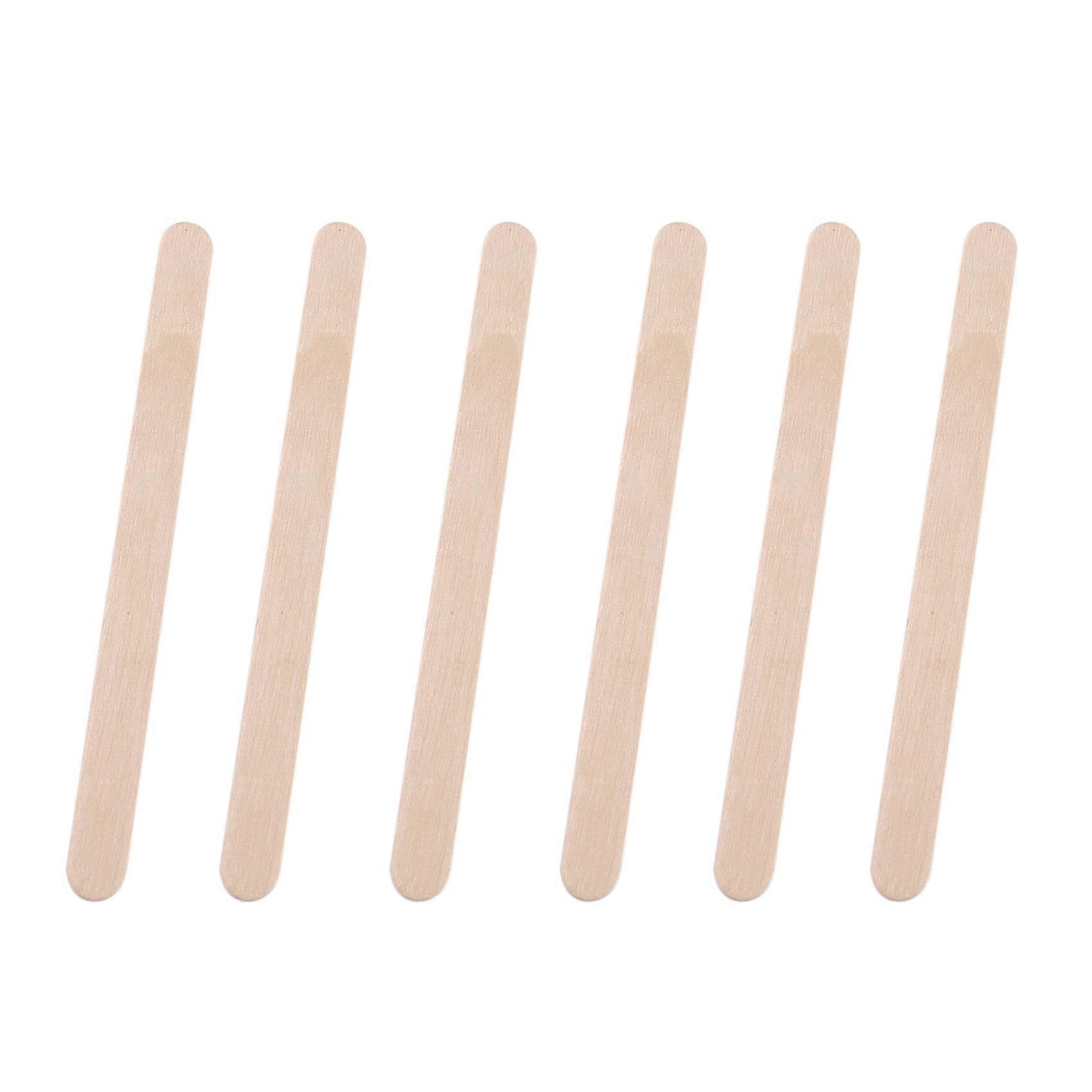 200 Pcs Craft Sticks Ice Cream Sticks Wooden Popsicle Sticks 114MM ...