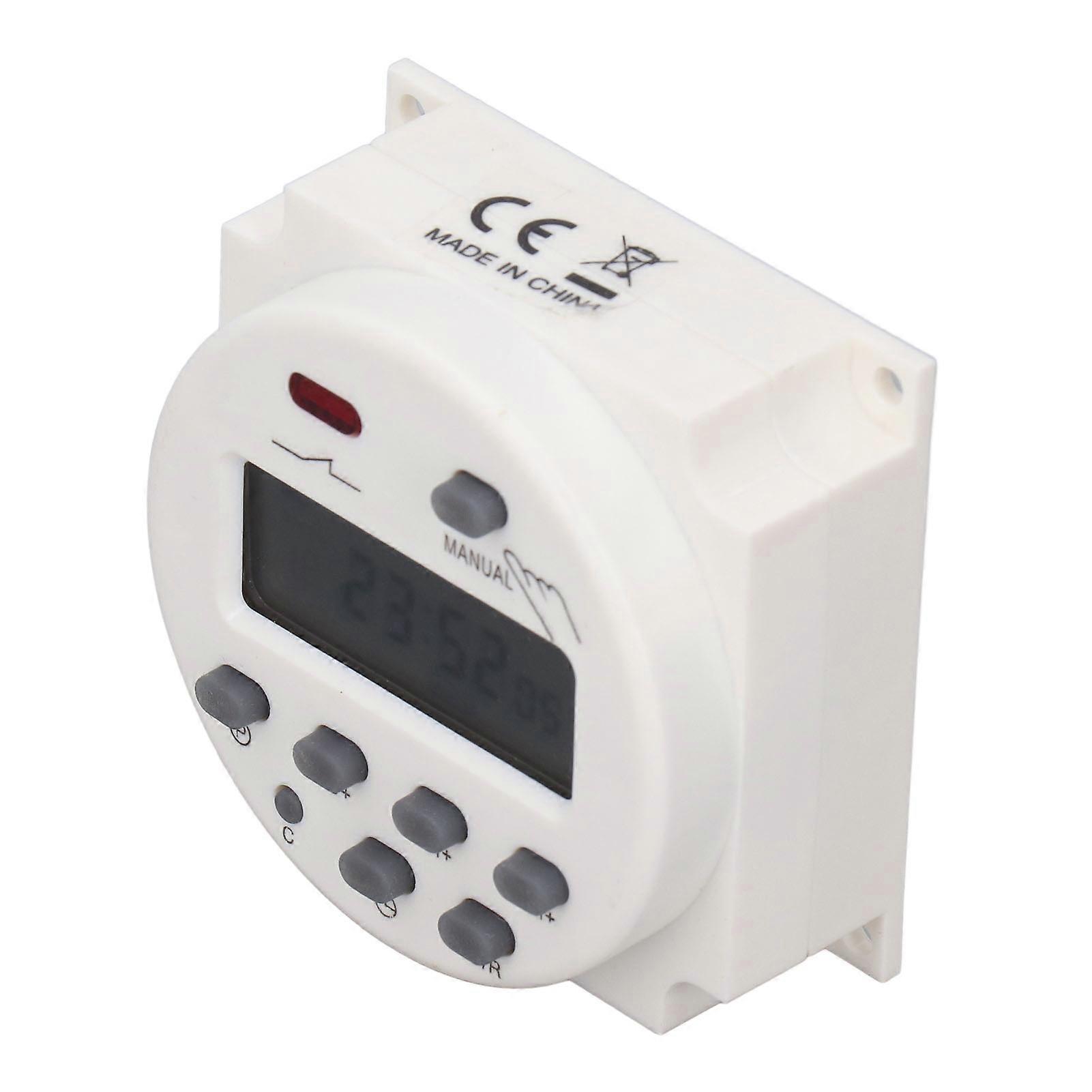 Timer Switch Programmable Time Relay Power Controller AC 220V for ...