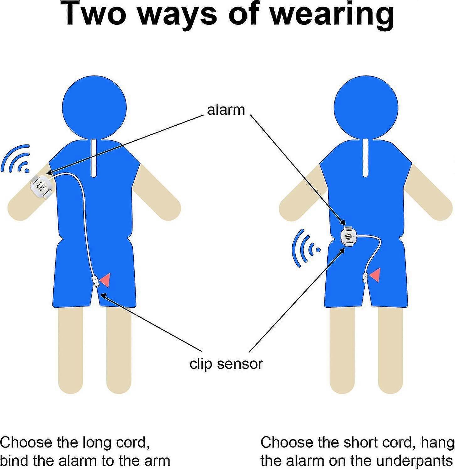 Bedwetting Alarm For Boys And Girls Pee Alarm With Volume, Vibration ...