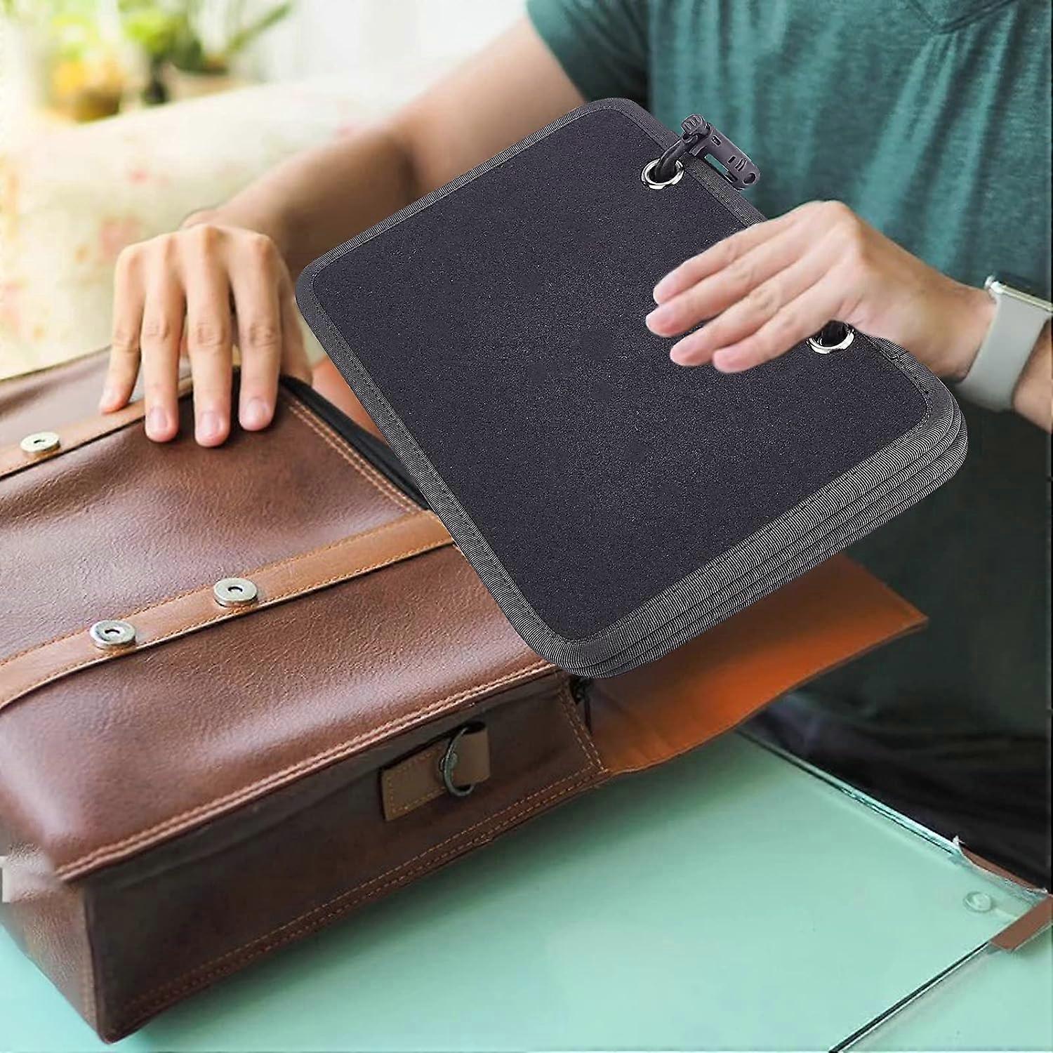 1 Set Tactical Patch Booklet Organizer Black Flip-Page Patch Book Mini ...