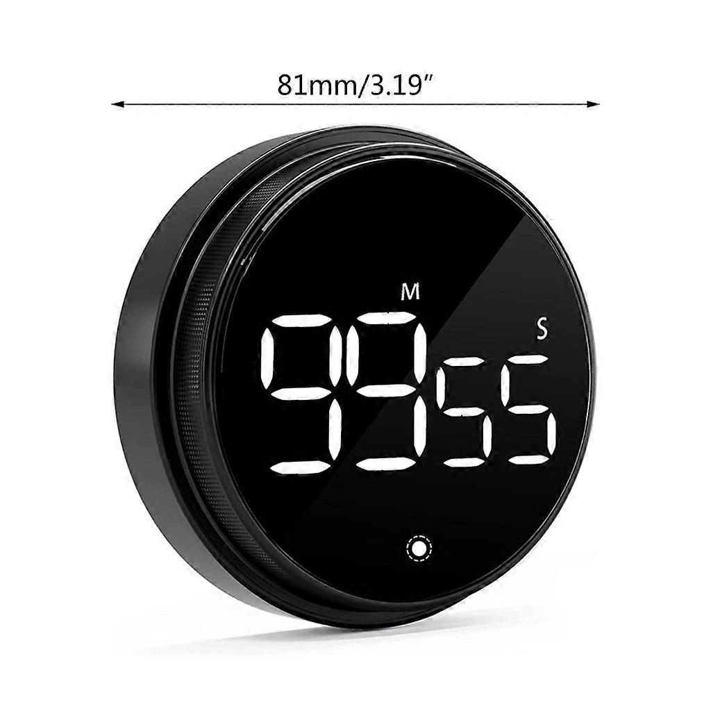 Self Regulated Rotary Timer Reminder Digital Kitchen Timer with LED ...