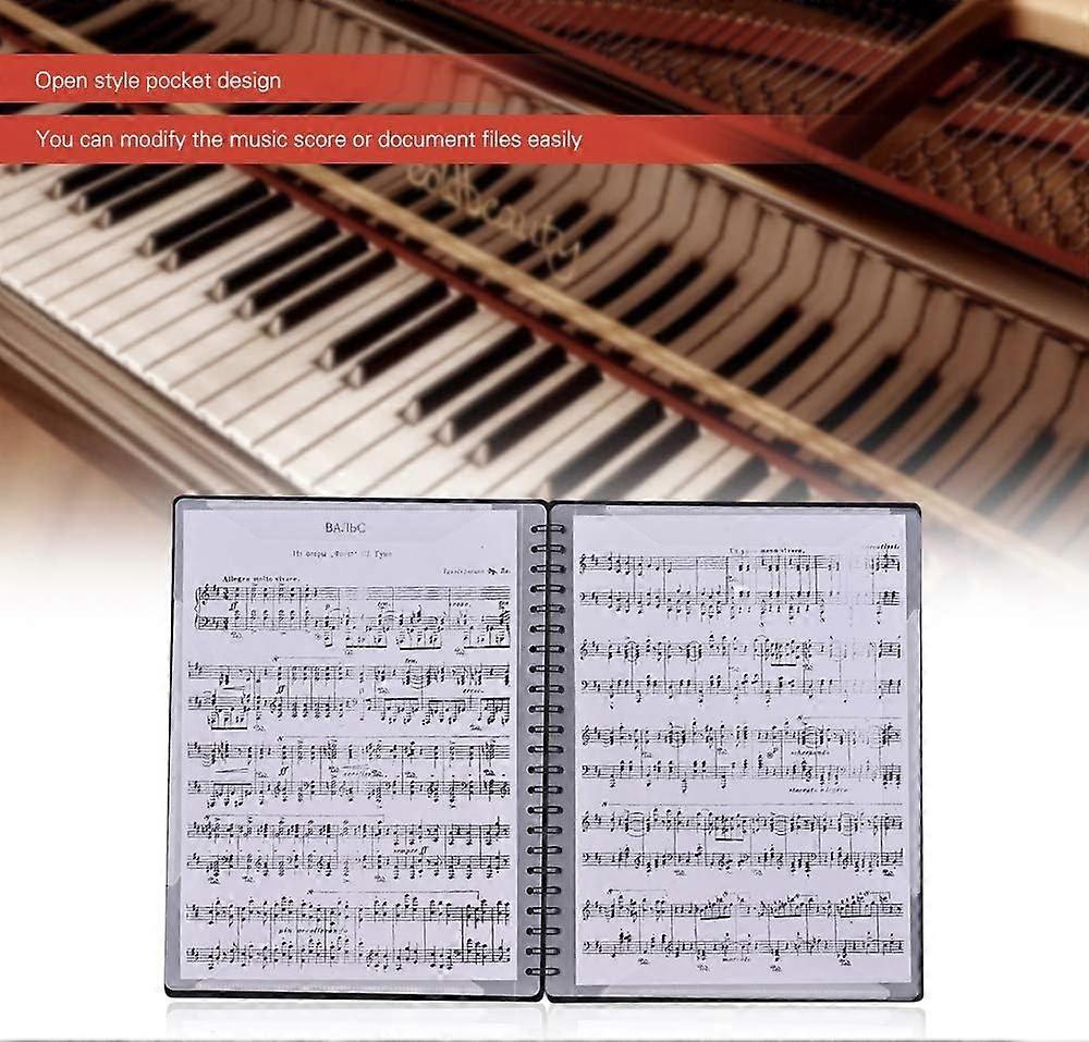 Music sheet filing folder - folder in A4 letter size, double-sided ...