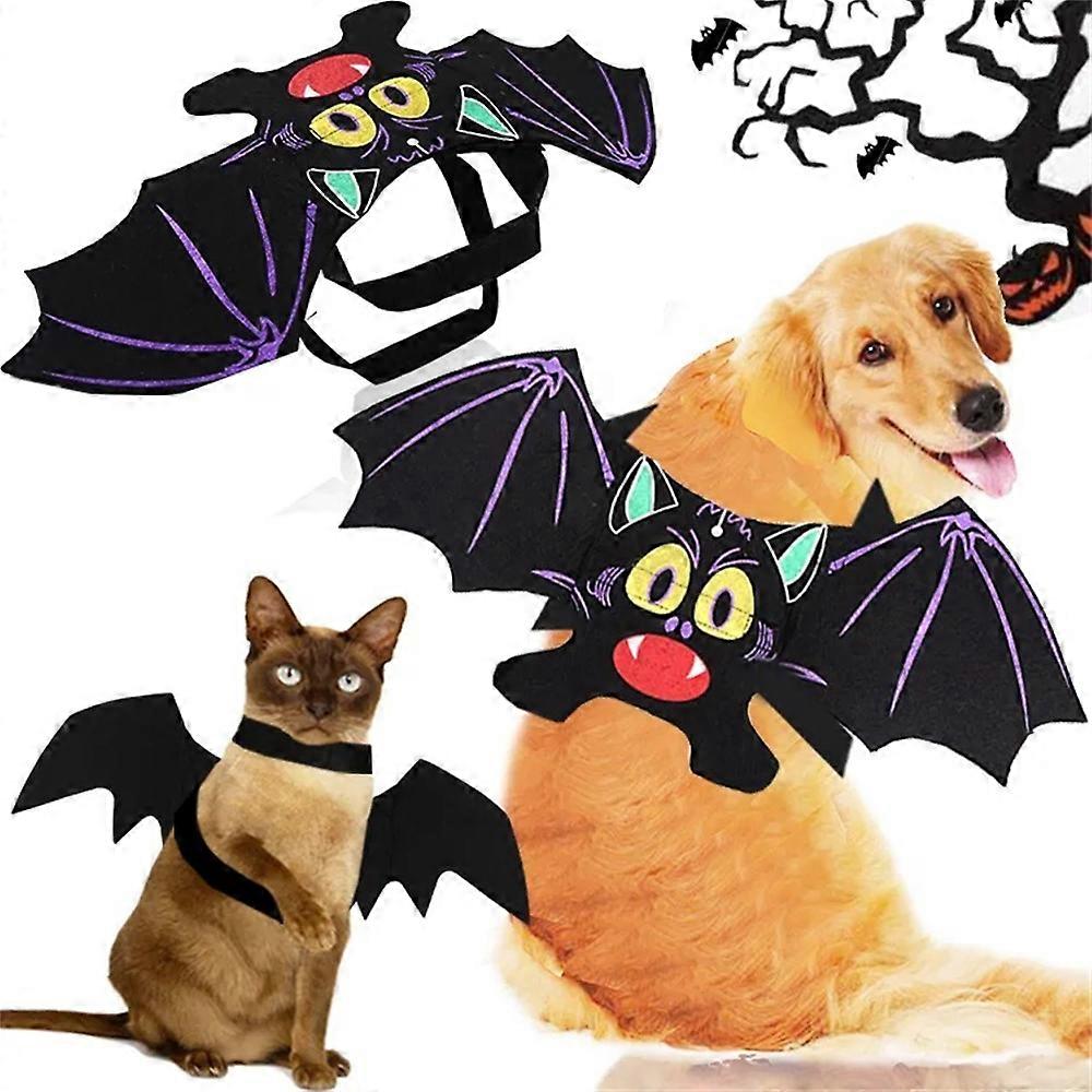 Dog Bat Costume - Halloween Pet Costume Bat Wings Cosplay Dog Costume ...