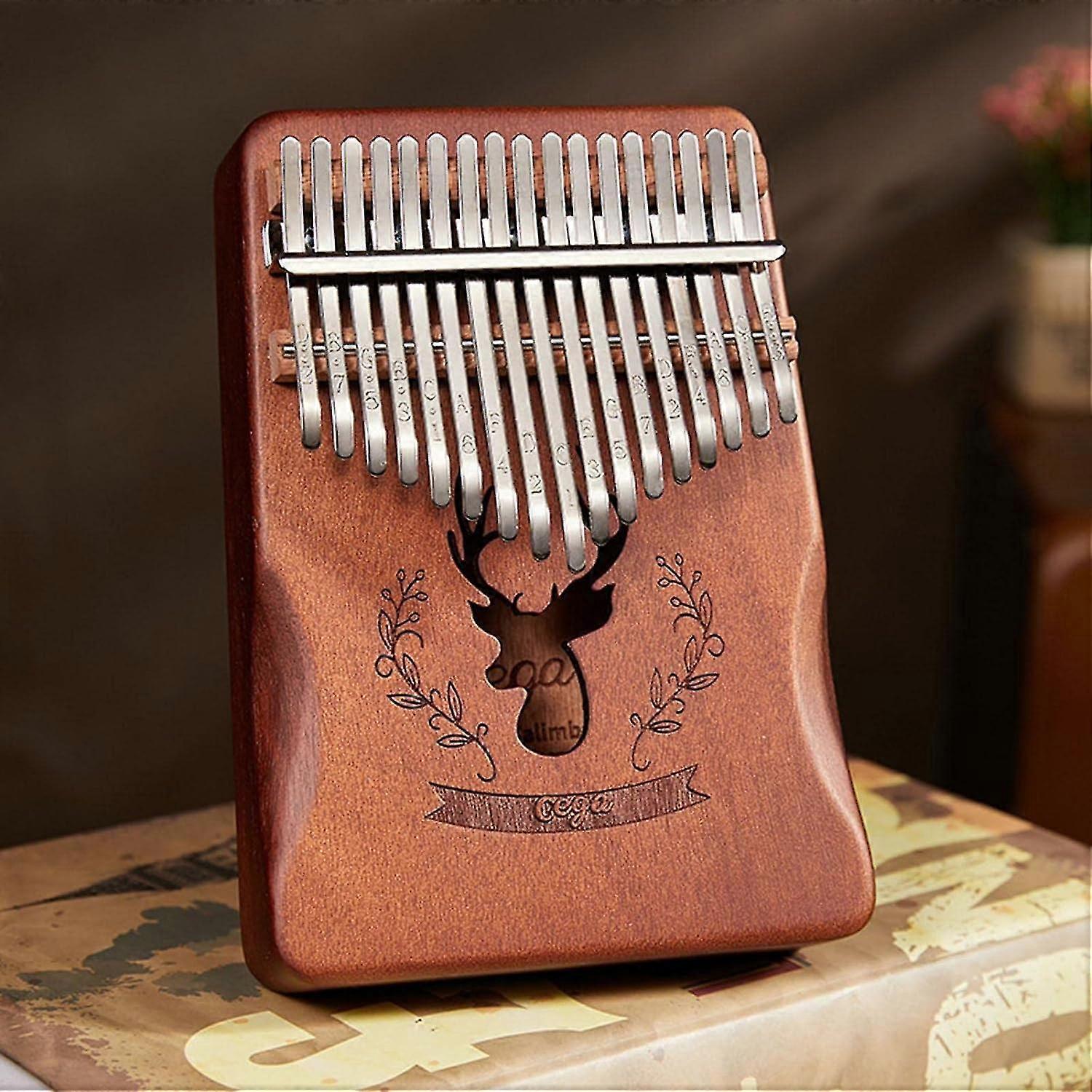 17 Keys Kalimba Thumb Piano, Pocket Sized Small Kalimba, Mbira Finger ...