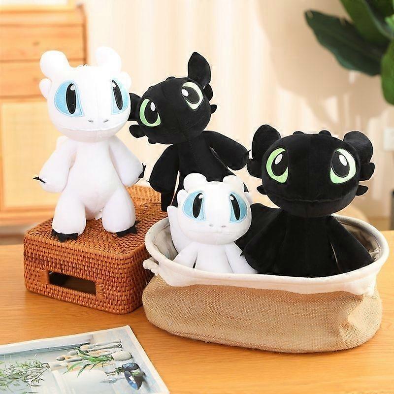 How To Train Your Dragon Anime Figures Toothless Plush Toy Doll ...