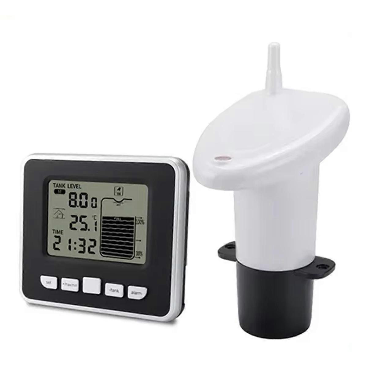 Wireless Water Level Indicator Gauge Water Tank Sensor Liquid Level ...