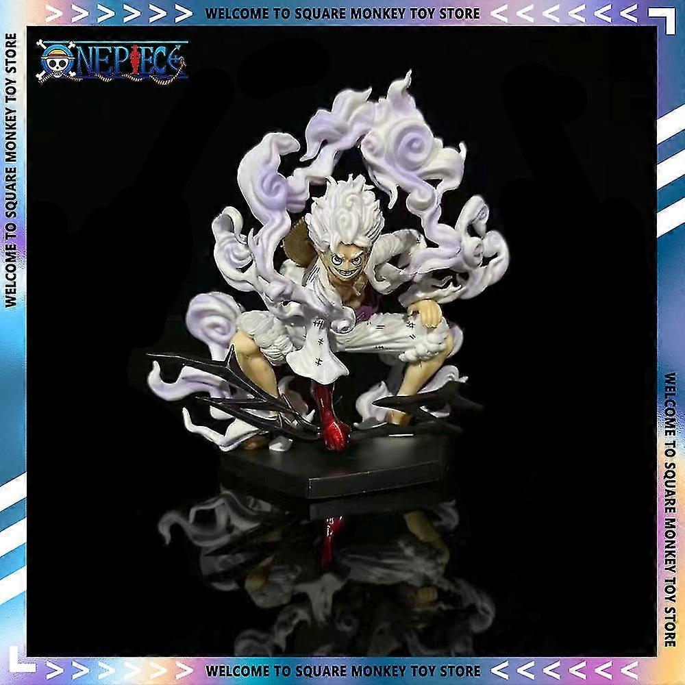 One Piece Luffy Gear 5 Anime Action Figure Sun God Nika Luffy Figurine ...