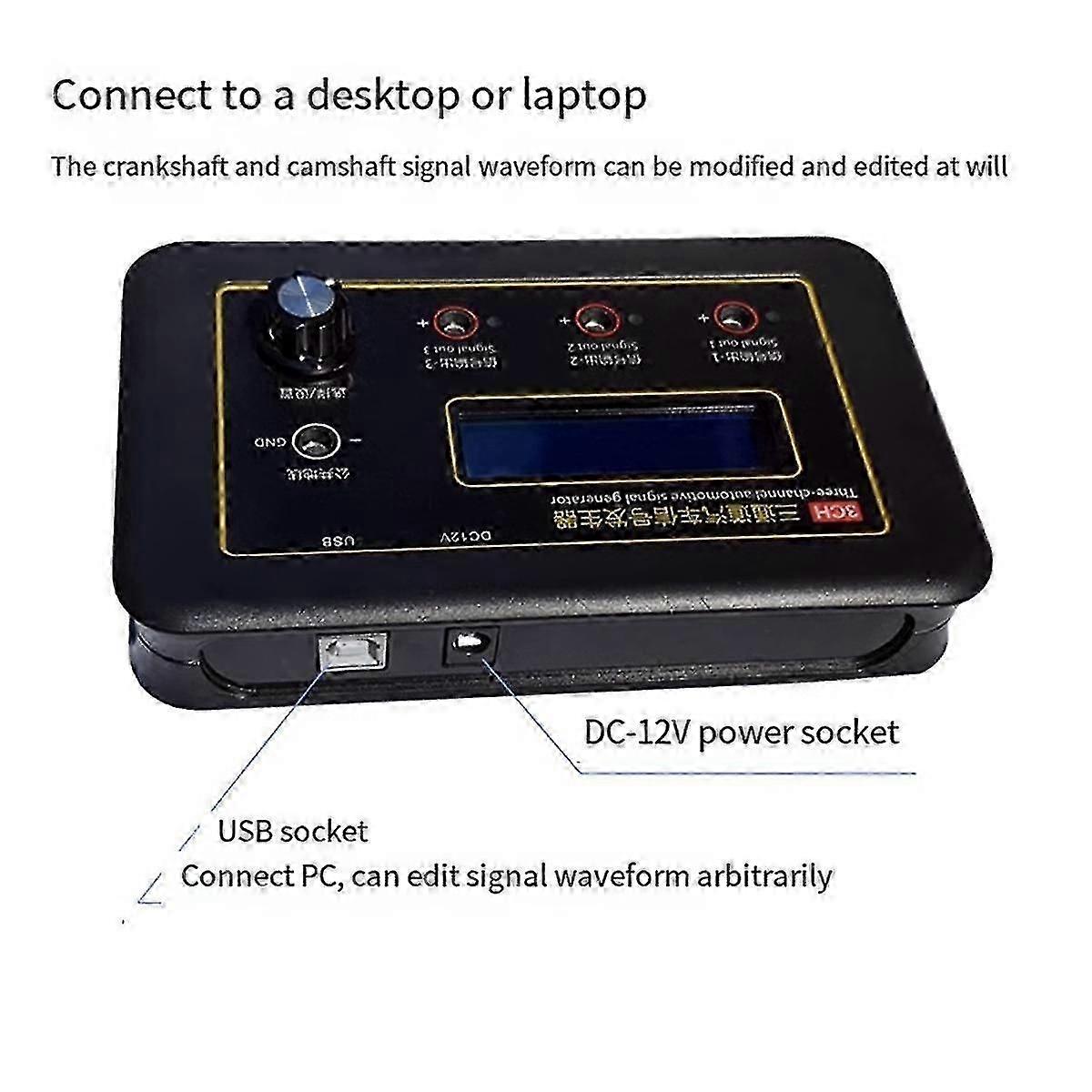 Am-3ch Three Channel Automobile Signal Generator Crankshaft Camshaft ...