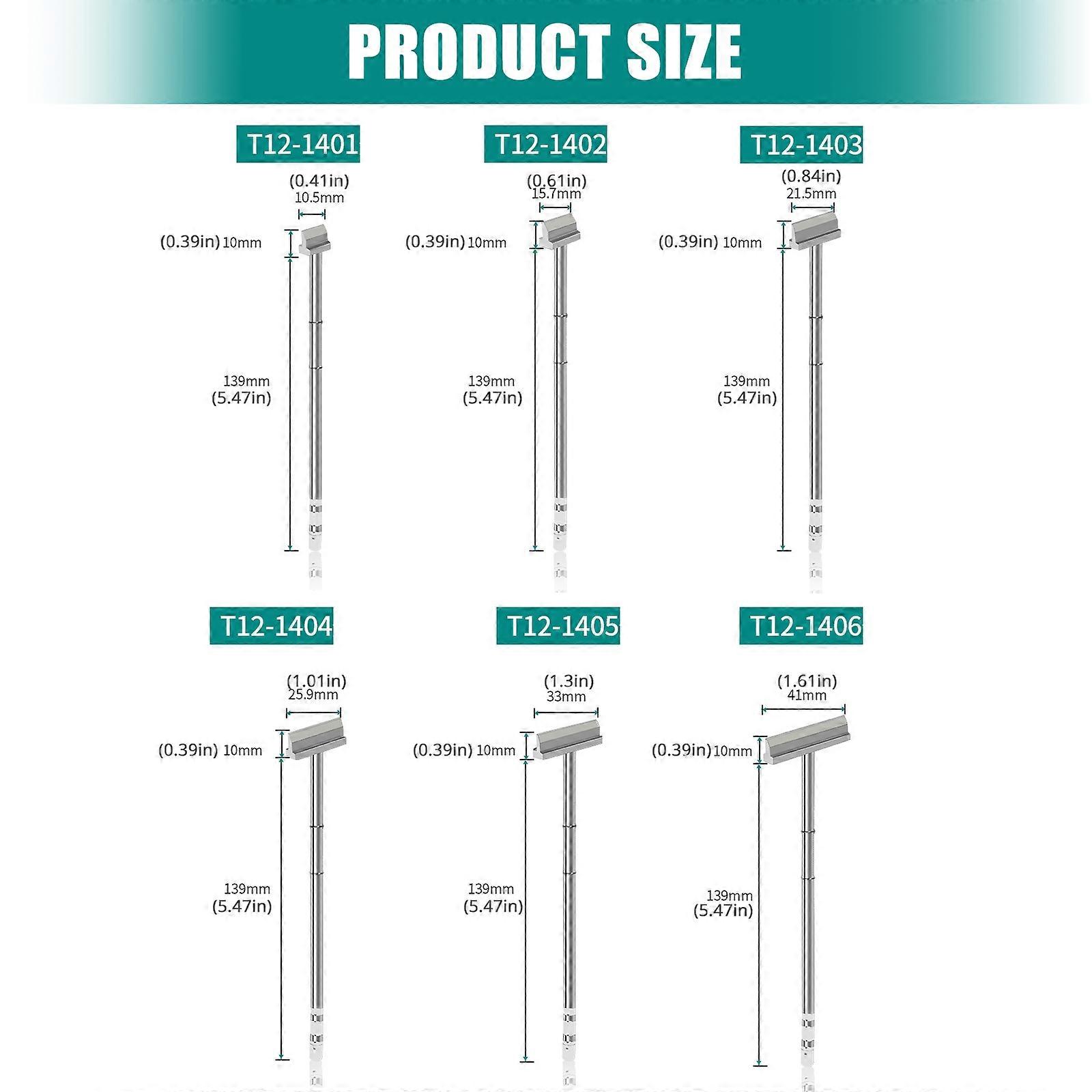 Broad Surfaces Soldering Iron Tip with Ergonomic Spade Shape for Work ...