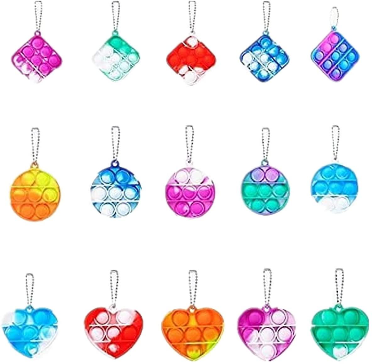 Simple Fidget Toys Stress Relief Hand Toys, Mini Pop Push It Fidget Toy ...