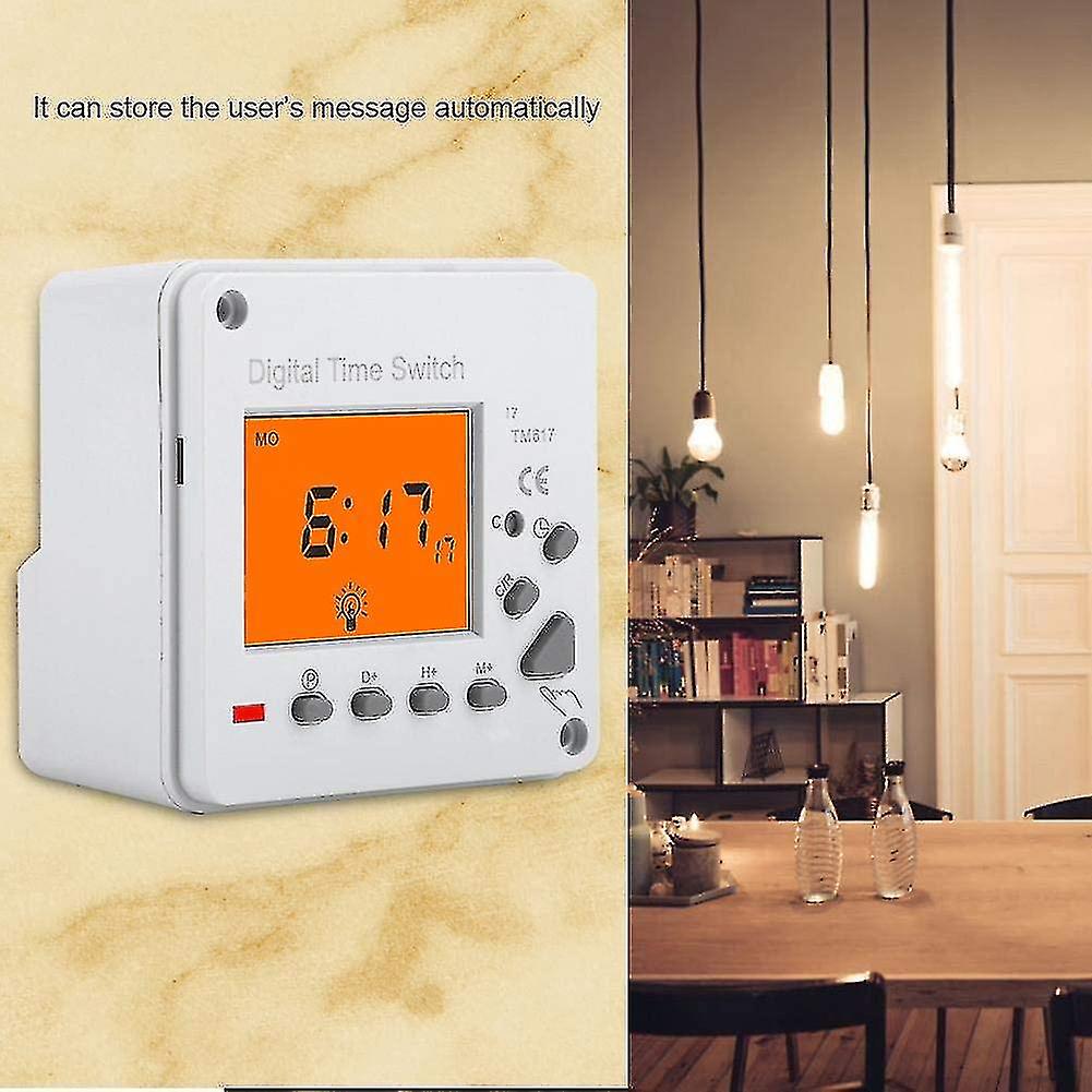 Electronic Timer Digital Timer Programmable Intelligent Control Switch Backlit Timer For ...