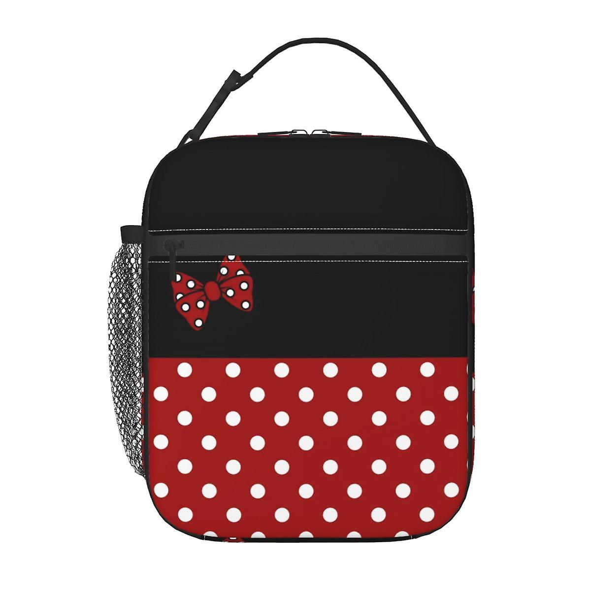Custom Diy Cute Cartoon Minnie Character Lunch Bag Men Women Cooler ...