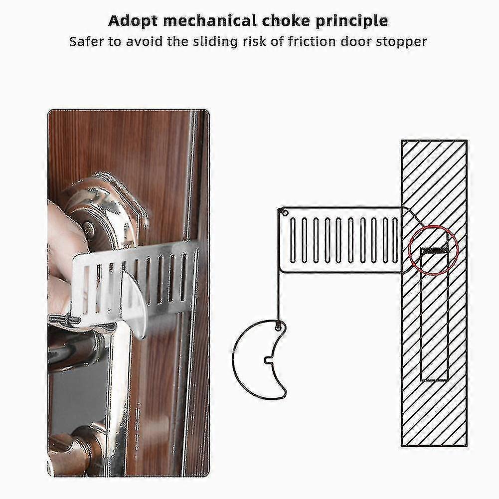 Stainless Steel Door Lock Portable Stopper Door Lock Securitys For ...
