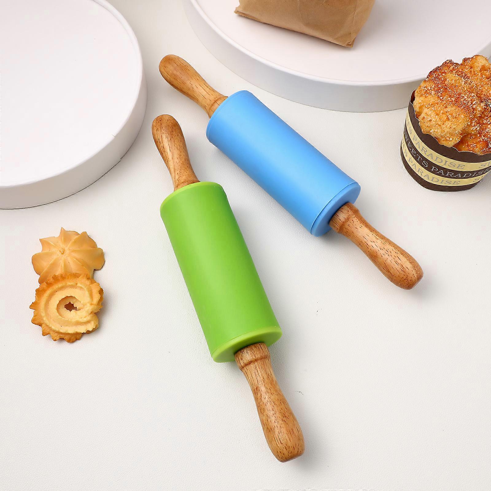 2 Pcs Kidcraft Playset Rolling Pin Removable Ring Roller Pin Baking ...