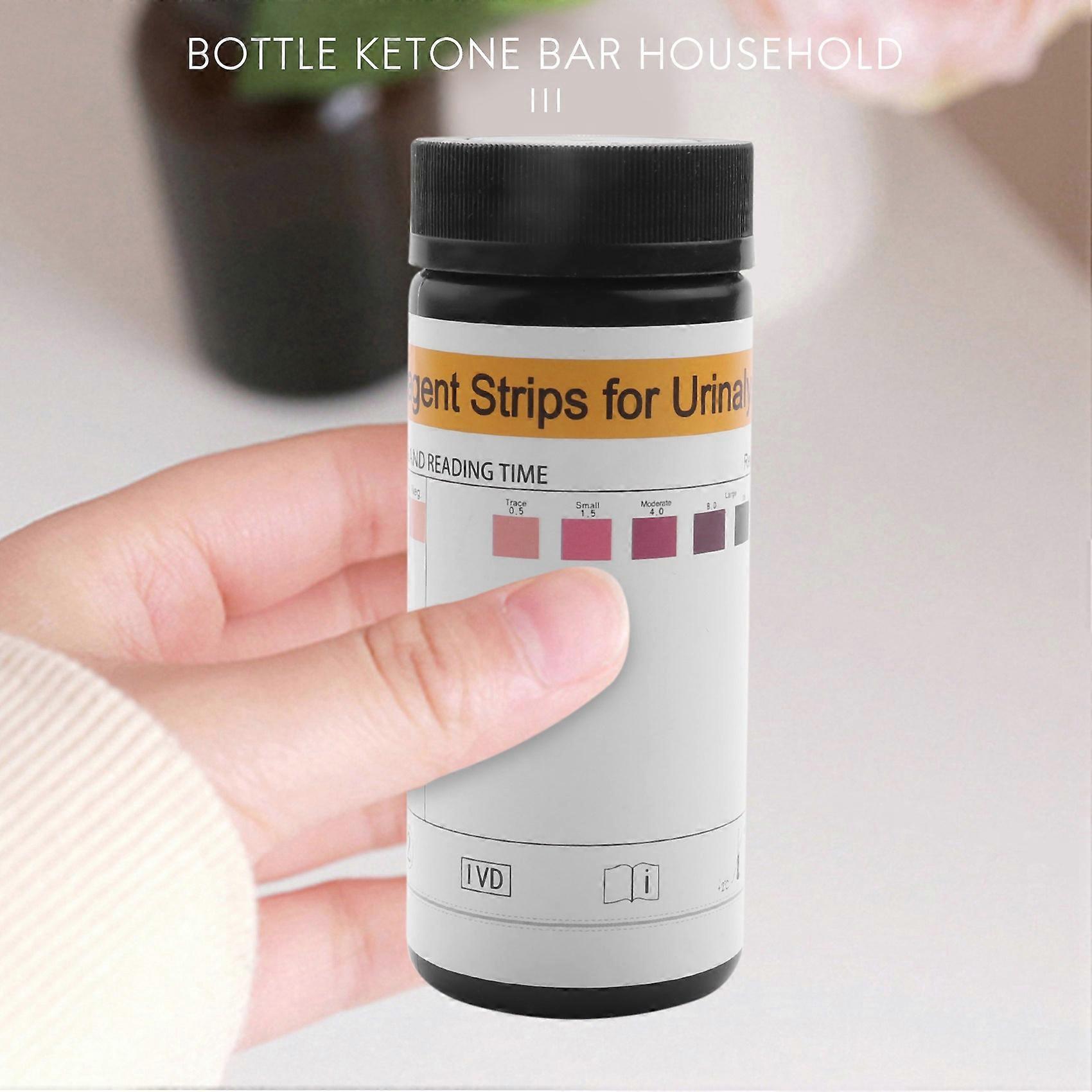 100Pcs/Bottle Ketone Strips Home Ketosis Urine Weight Lose Analysis ...