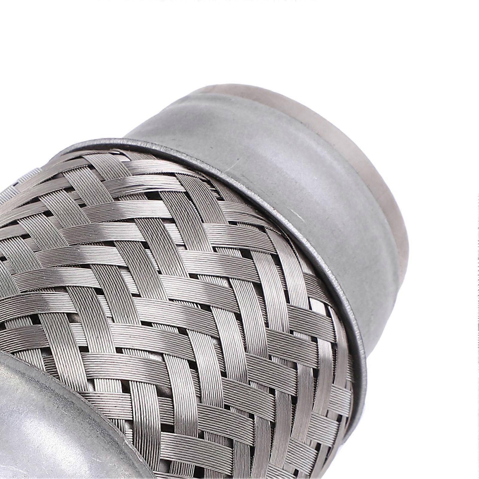 Car Woven Exhaust Flexible Pipe Coupling 1.75x4.1in Stainless Steel ...