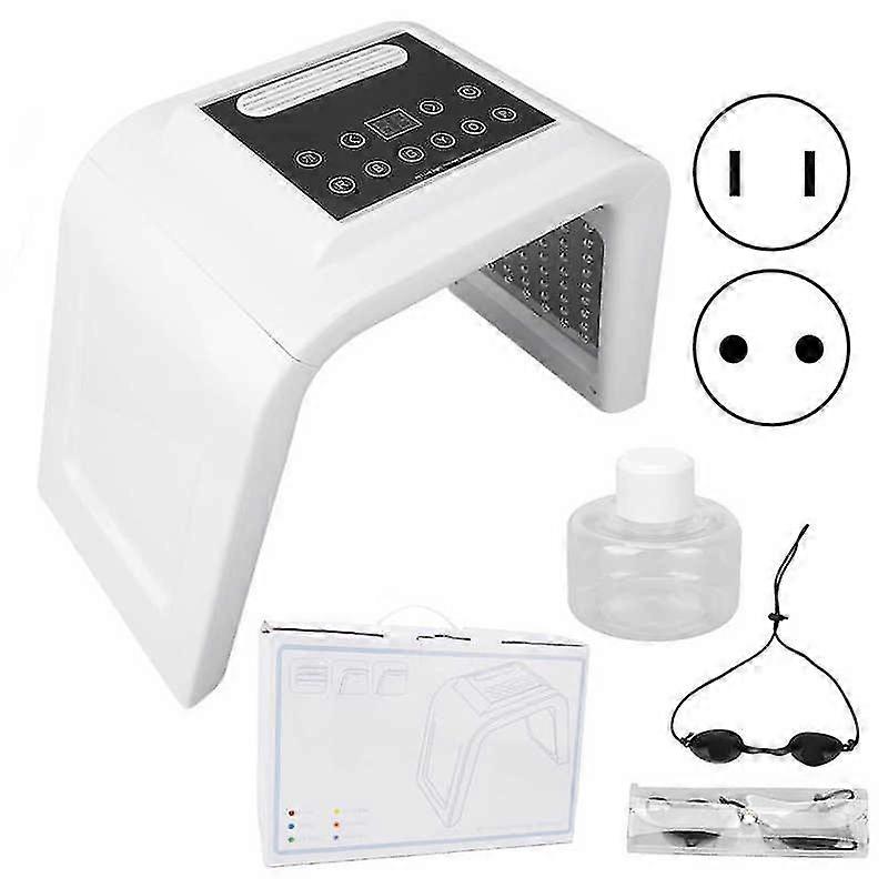 6 Color led face skin care light machine with spray foldable ...
