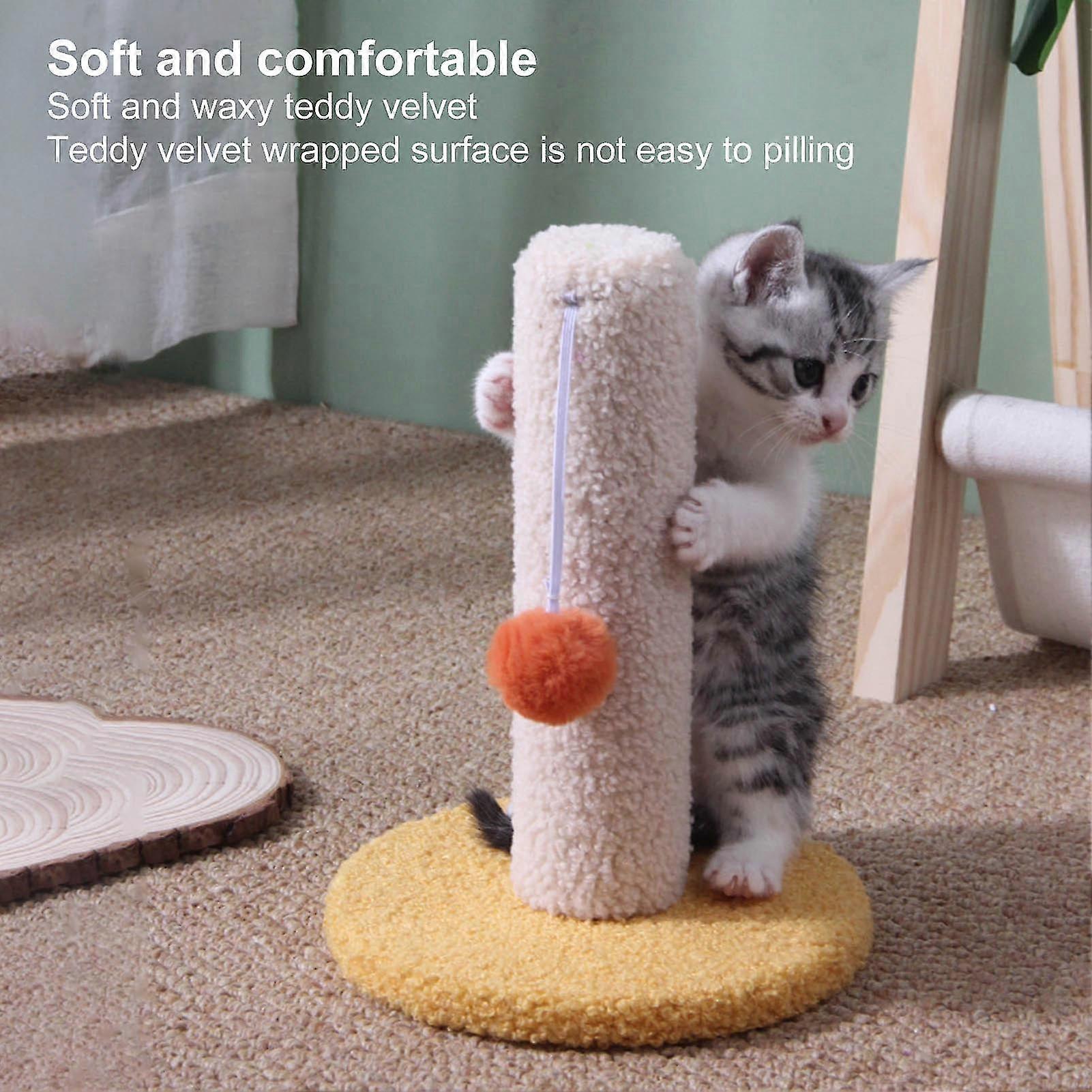Scratch Resistant Climbing Post Stable Coral Fleece Cute Shape ...
