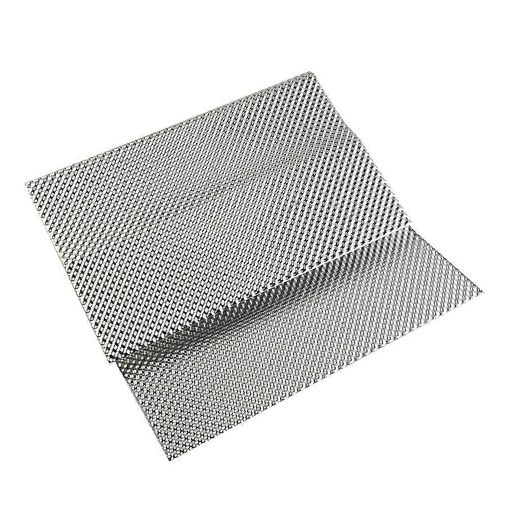 Embossed Aluminum Heat Shield Heat Shield Firewal Fuel Tank Silver ...