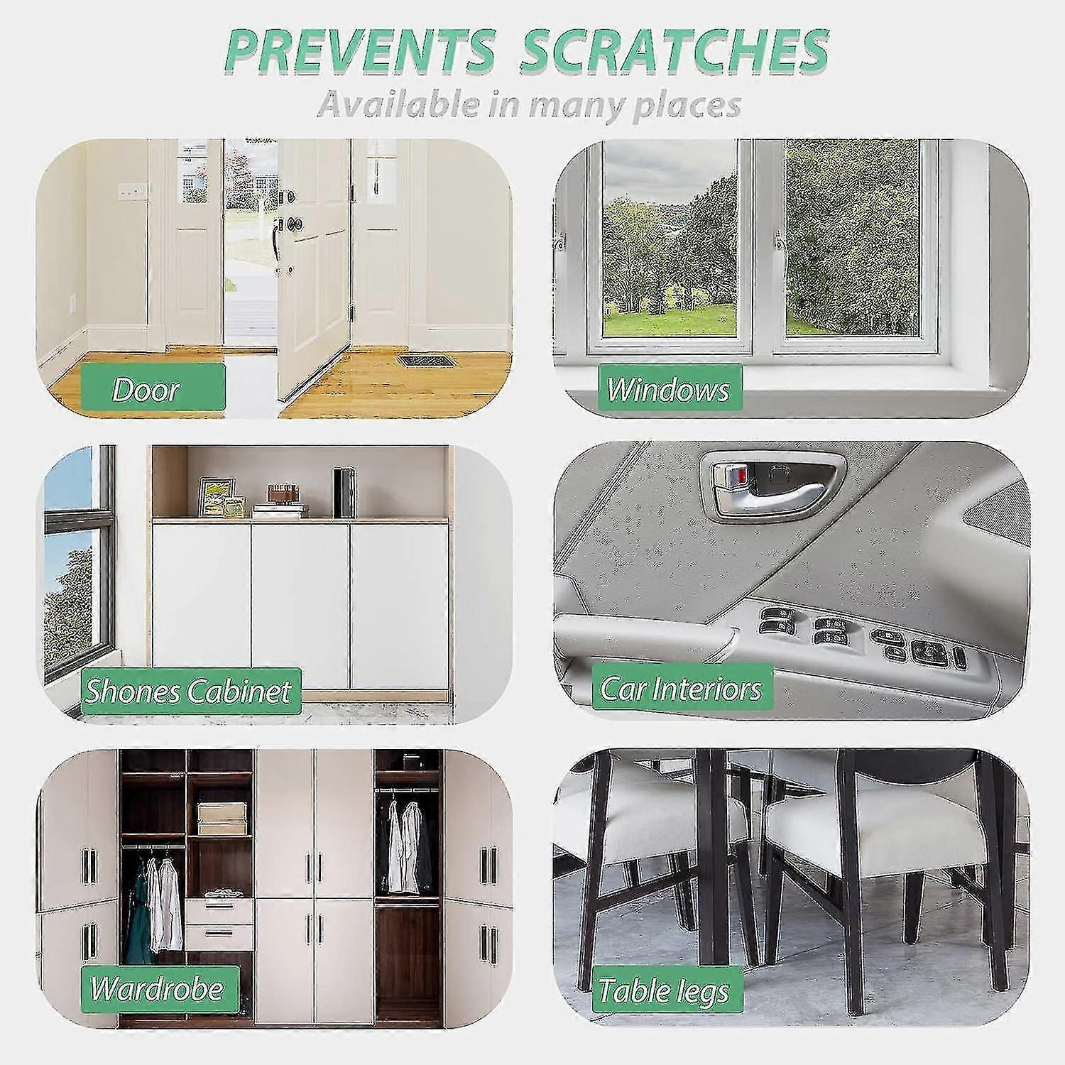 Door Protector From Dog Scratching 118.31" X 7.9" Cat Scratch Door ...