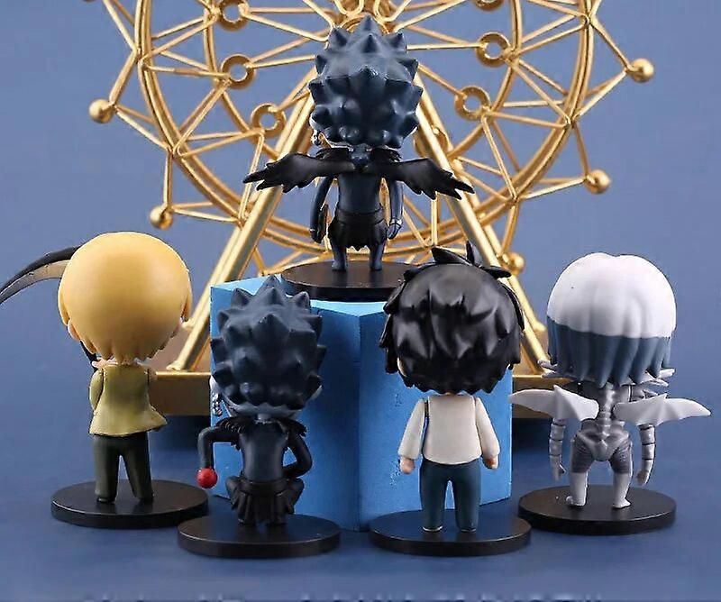 5pcs/set Q Anime DEATH NOTE Figure 1200# L Lawliet Action Figure Death ...