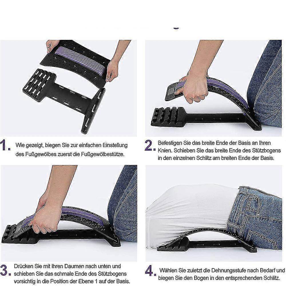 Back Stretcher For Lower Back Pain Relief Magnetic Back Biscuit Board ...